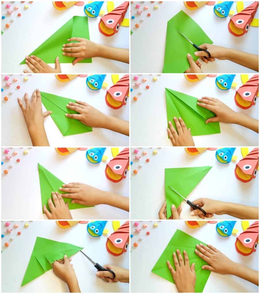 How To Make a Moving Paper Fish Craft Step By Step