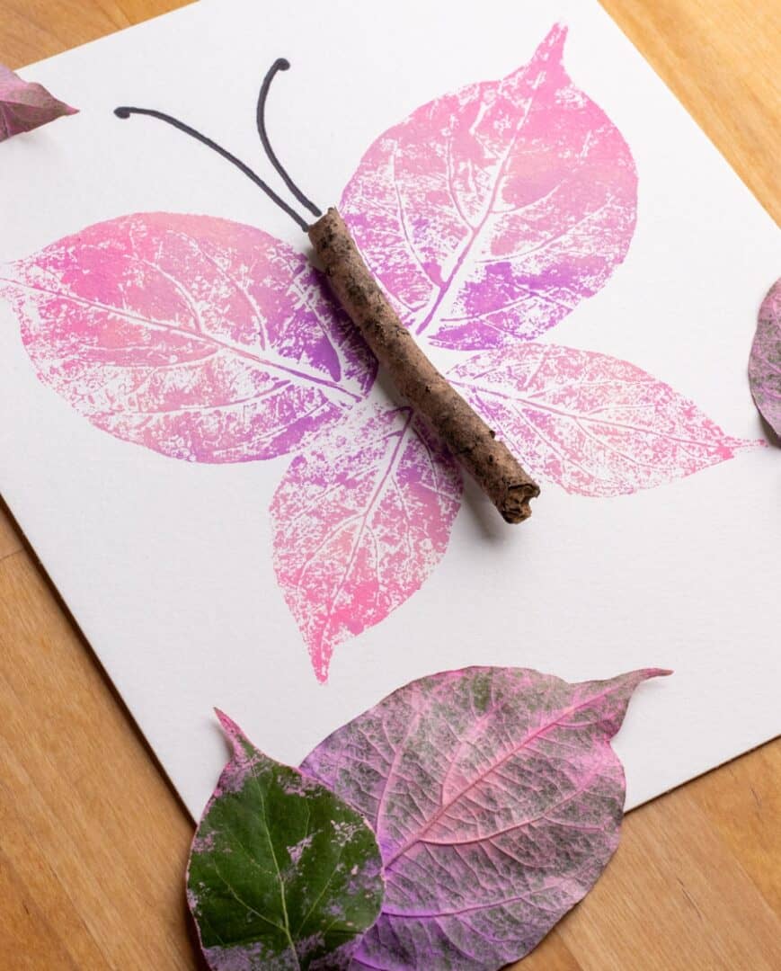 Summer Footprint Art With Printable Template