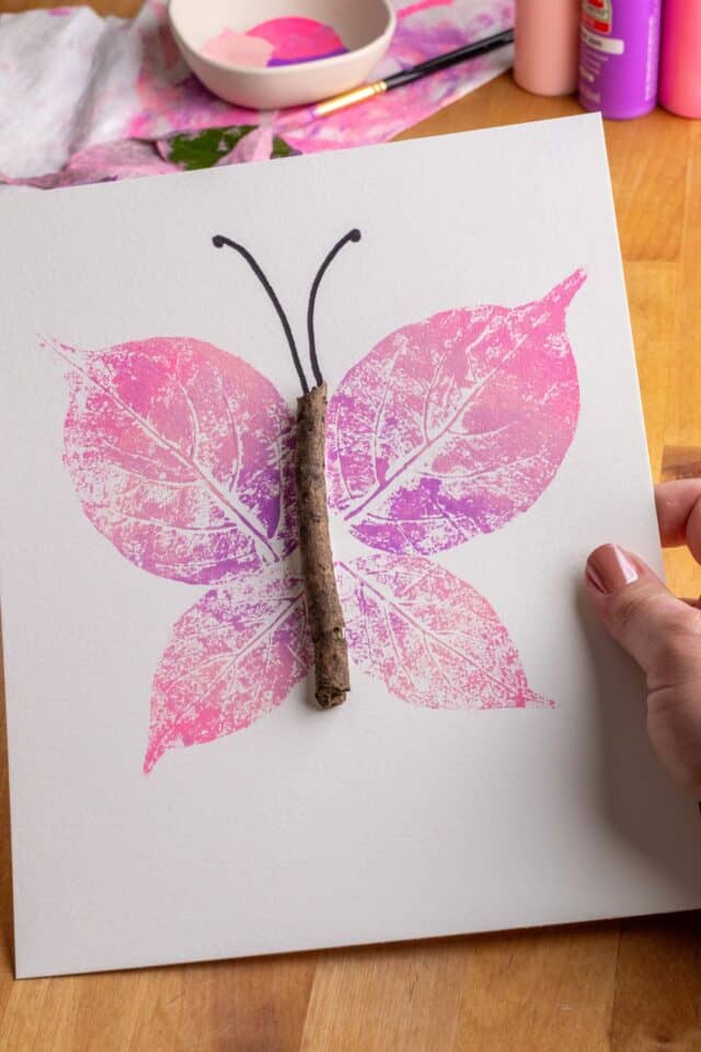 Leaf Butterfly Craft - Fun Nature Art and Craft For Kids