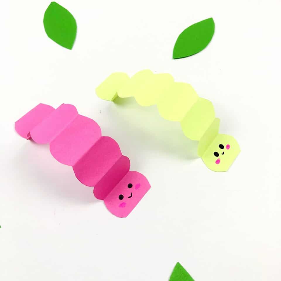 Moving Paper Caterpillar Craft
