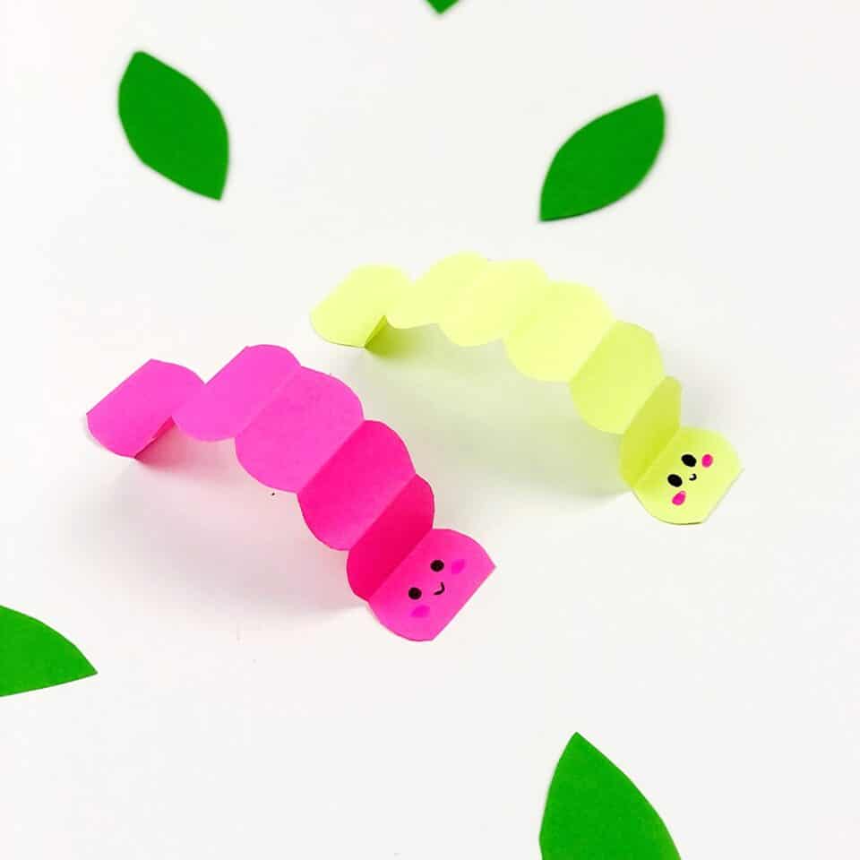 Moving Paper Caterpillar Craft