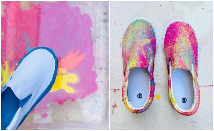 How to Hydro Dip Shoes - Easy Tutorial