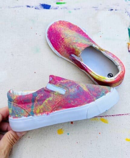 How to Hydro Dip Shoes - Easy Tutorial