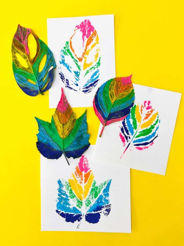 Painted Leaf Art - How to Paint Leaves