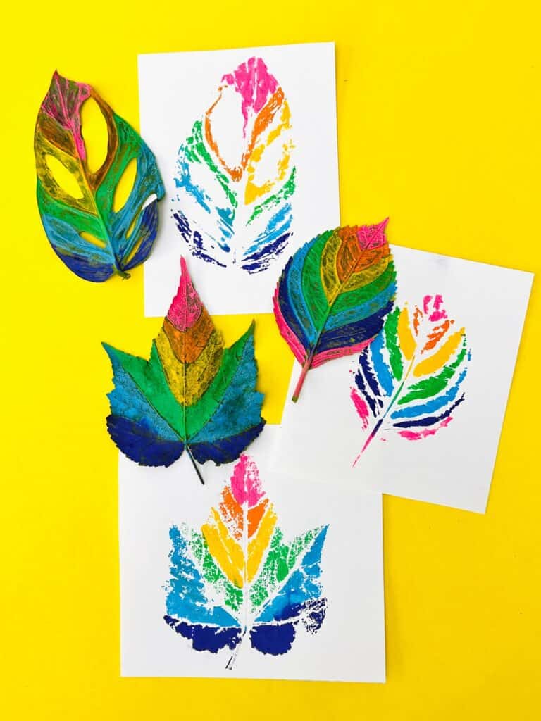 Painted Leaf Art - How to Paint Leaves