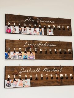 This Personalized School Picture Board Captures Your Kids Through The Years