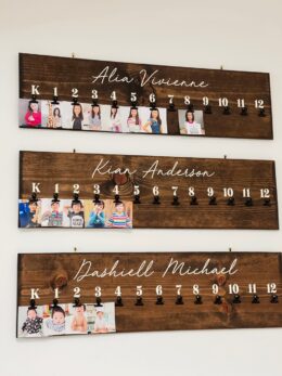 This Personalized School Picture Board Captures Your Kids Through The Years