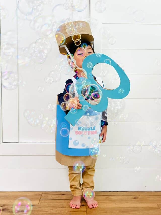 DIY Bubble Costume - Kids Halloween Costume
