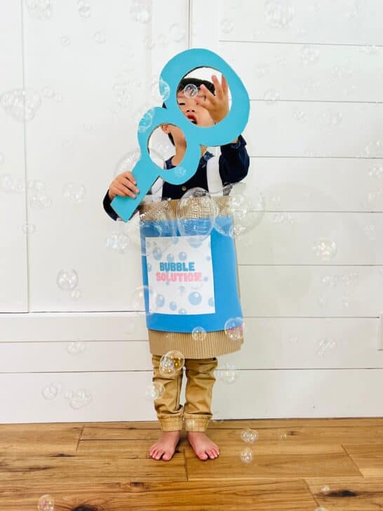 DIY Bubble Costume - Kids Halloween Costume