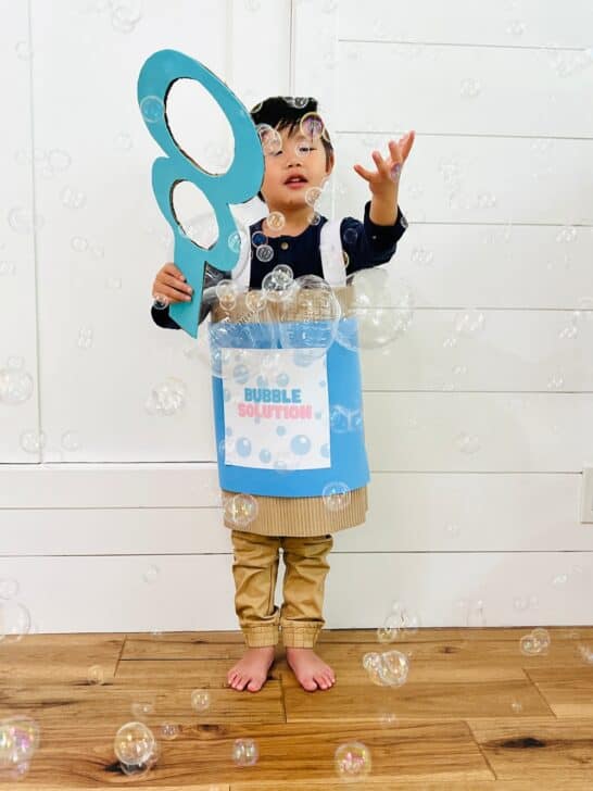 DIY Bubble Costume - Kids Halloween Costume