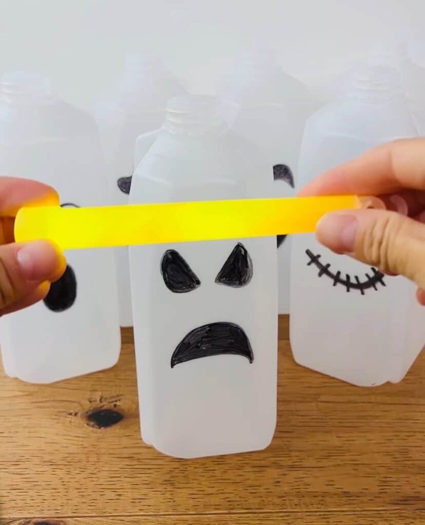 How to Make Spooktacular Milk Jug Jack-O-Lanterns