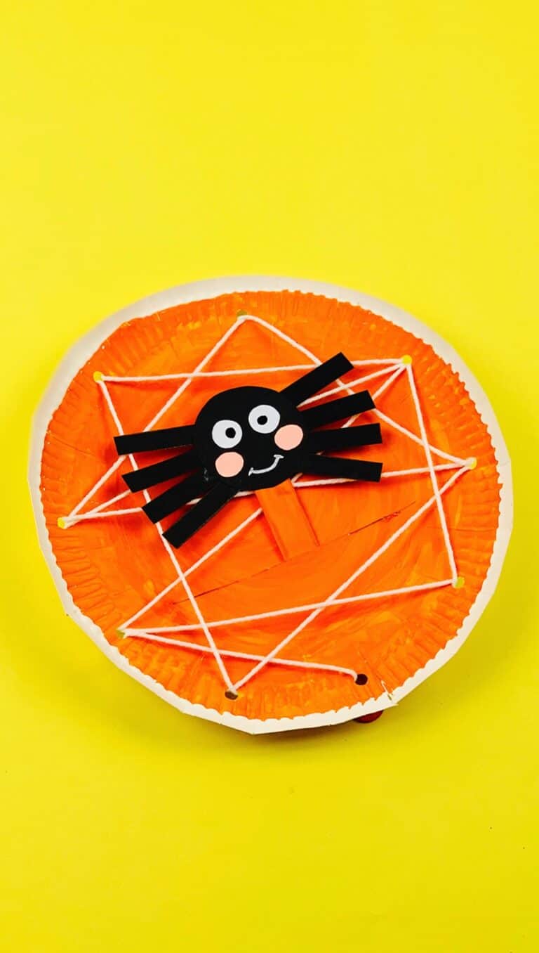 How to Make a DIY Paper Plate Spider Craft
