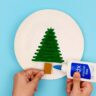 DIY Christmas Tree Paper Plate Craft