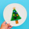 DIY Christmas Tree Paper Plate Craft