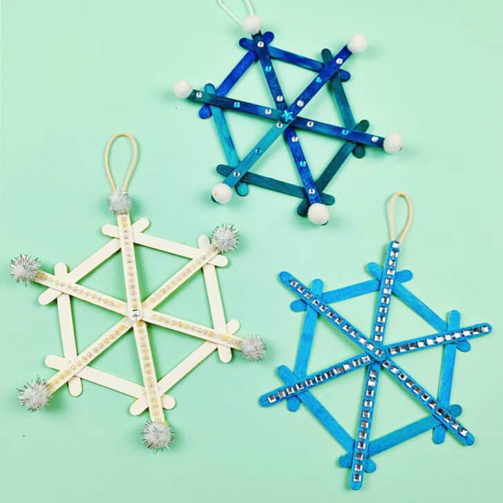 Popsicle Sticks Snowflake Craft: An Easy Step-by-Step Tutorial