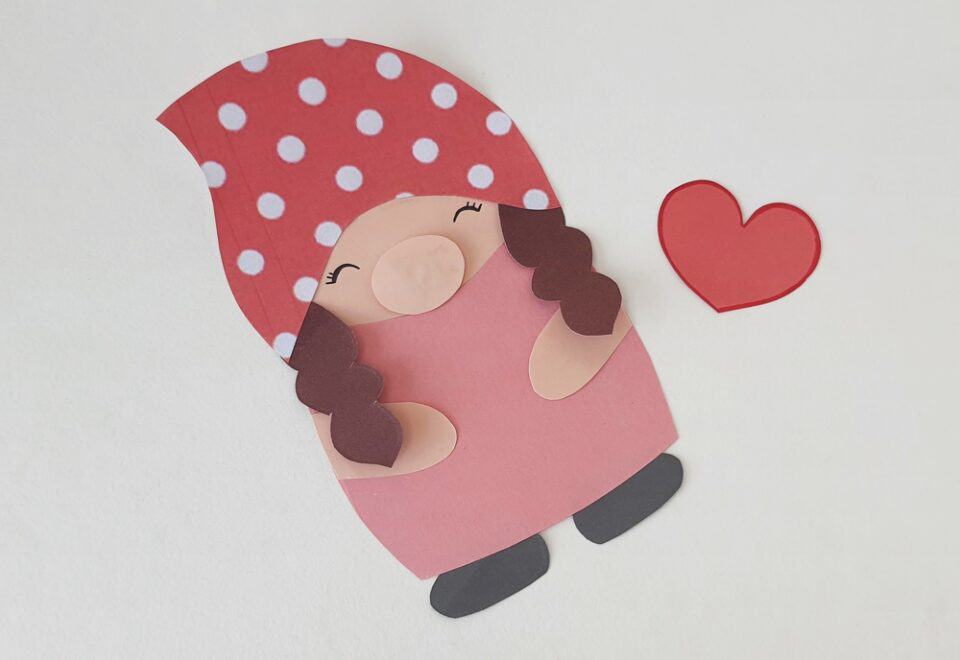 DIY Valentine Paper Gnome Craft for All Ages