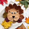 How to Make a Cute Lion Leaf Craft