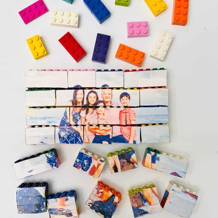 AMAZING CARDBOARD LEGO CREATED BY TEACHER