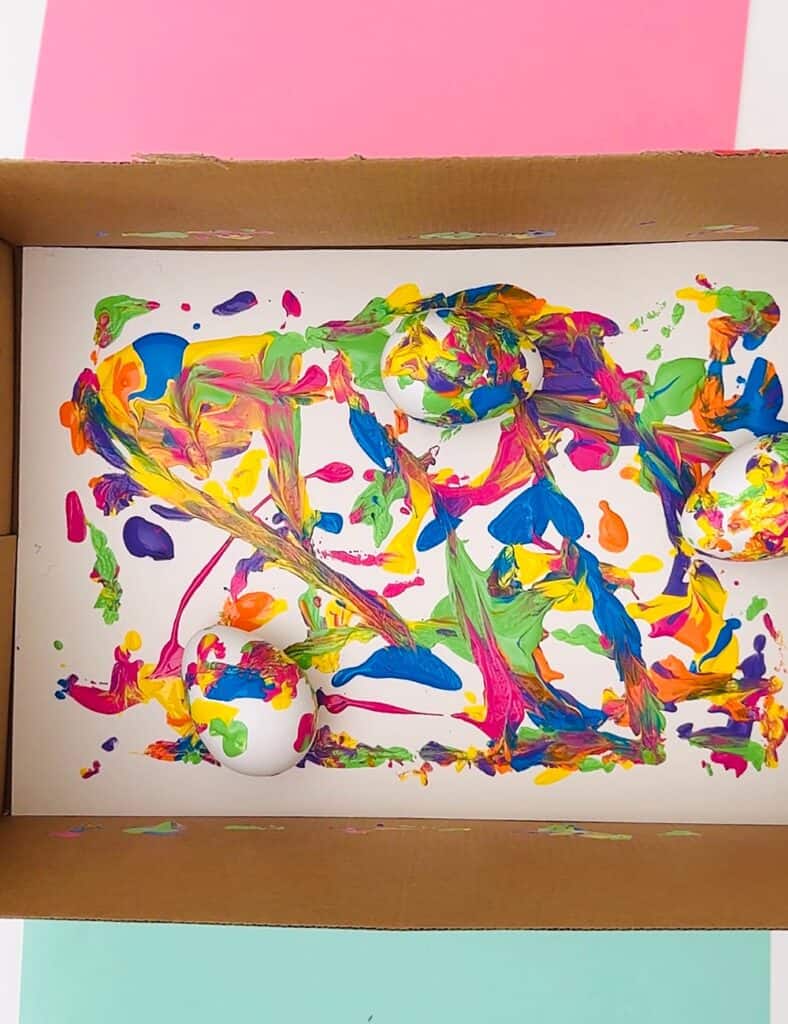 Cardboard Box Egg Painting: Perfect Preschool Easter Egg Decorating