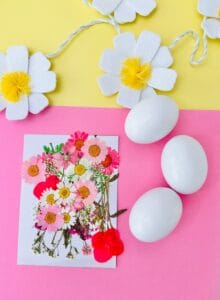 How to Make Stunning Flower Pressed Easter Eggs