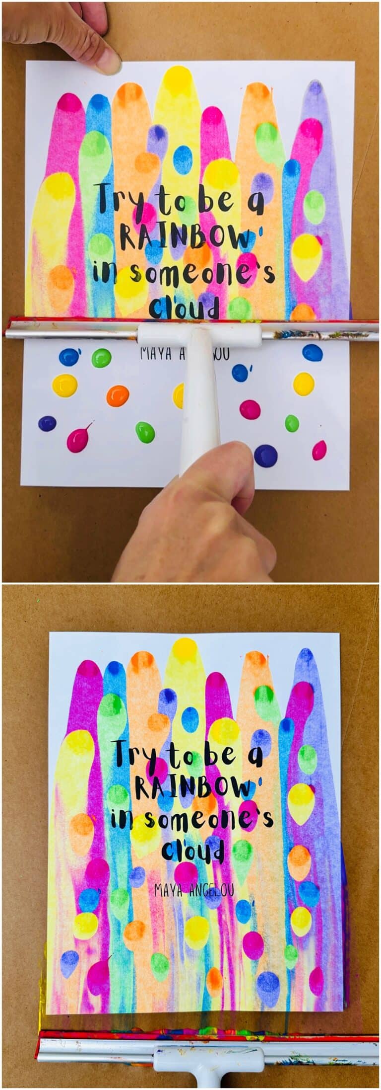 Create Rainbow Quotes Art With Our Printable