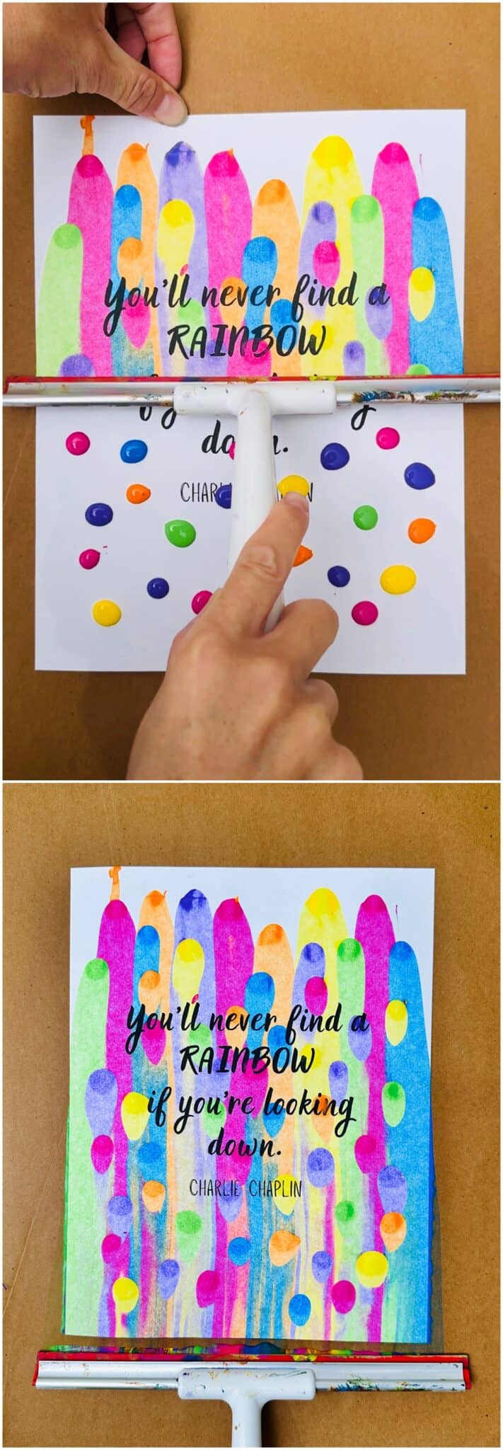 Create Rainbow Quotes Art With Our Printable