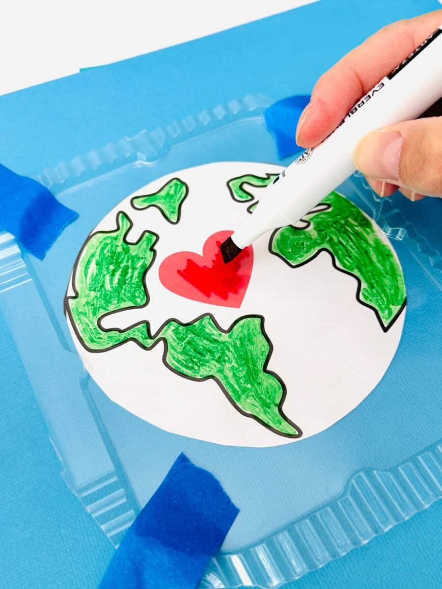 DIY Shrinky Dink Earth Day Craft