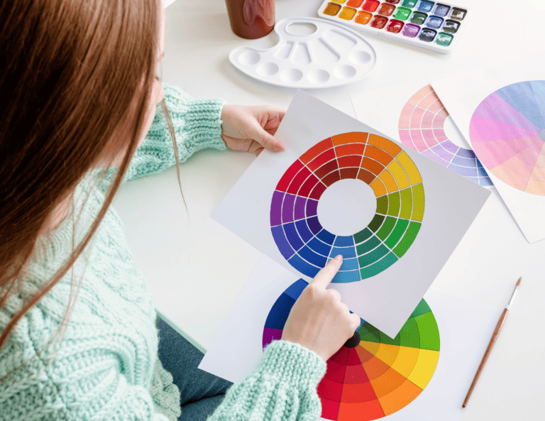 What are some good ways to teach kids about color theory?