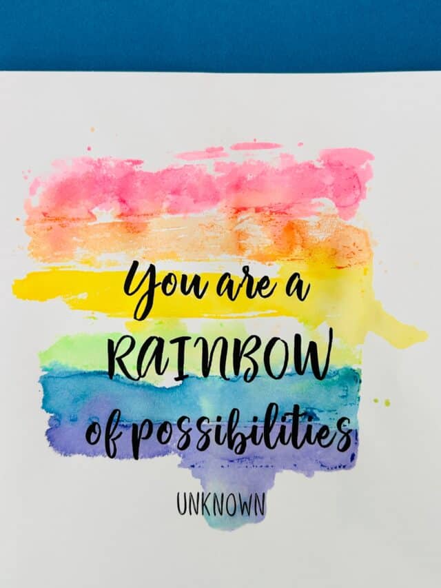 How to Create Easy Watercolor Word Art