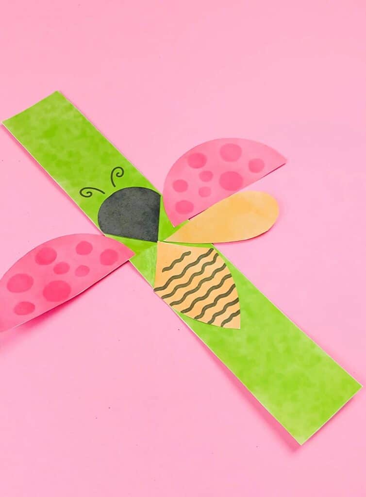 Paper Ladybug Craft With Printable Template