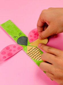 Paper Ladybug Craft With Printable Template