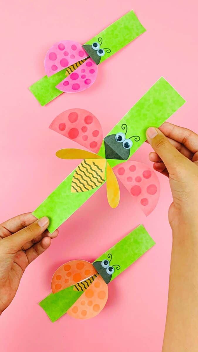 Paper Ladybug Craft With Printable Template – All American Holiday