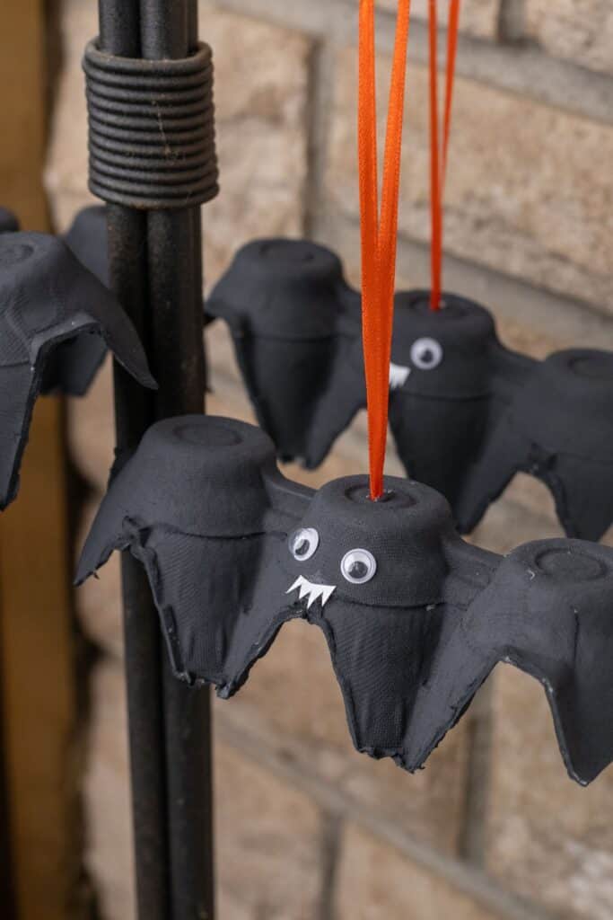 DIY Egg Carton Bats: A Spooky Recycled Halloween Craft