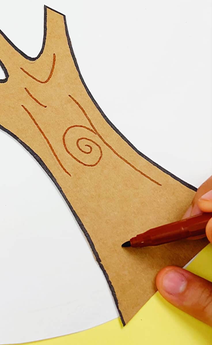 Create a Cute Fall Paper Tree Craft With Printable Template