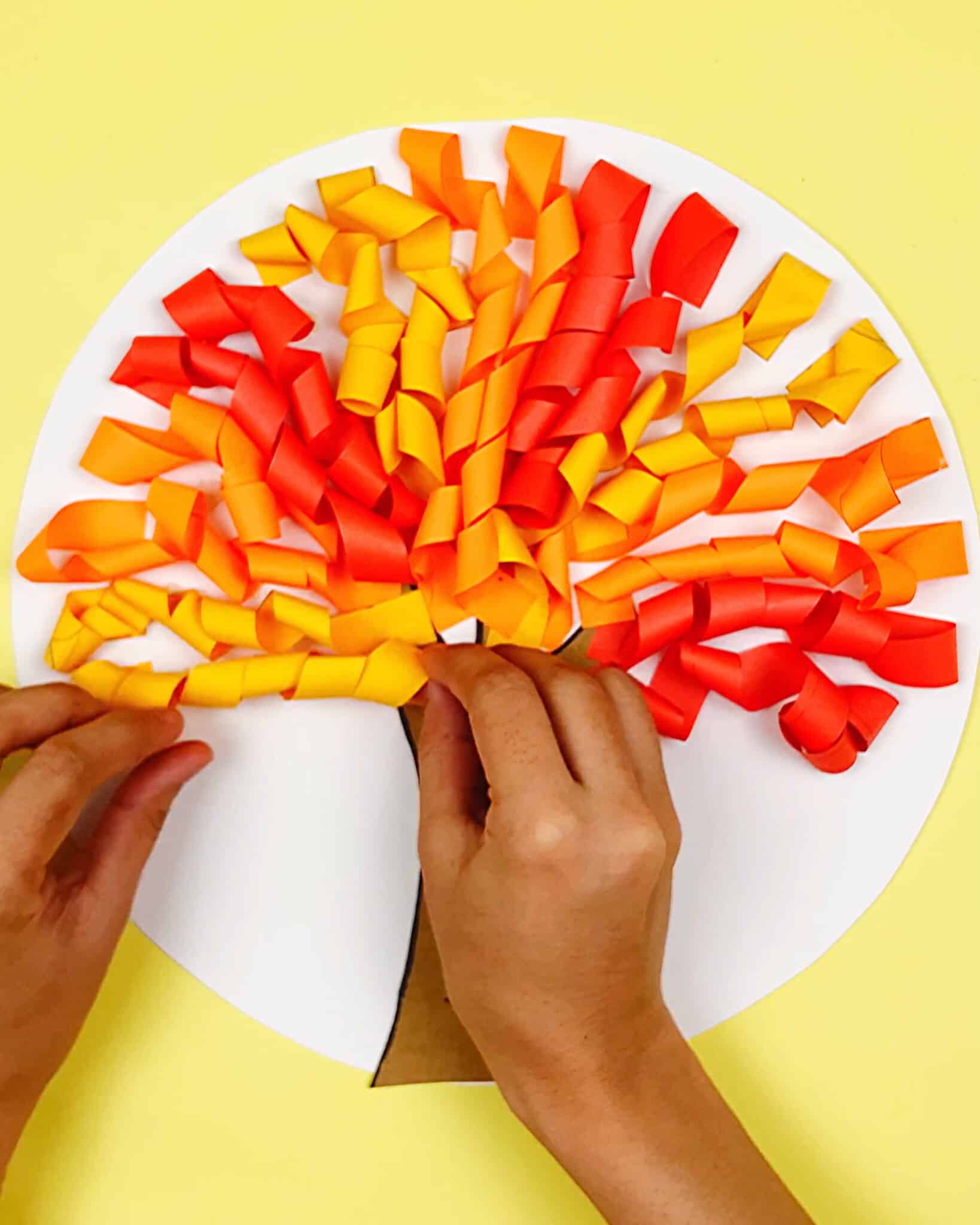 Create a Cute Fall Paper Tree Craft With Printable Template