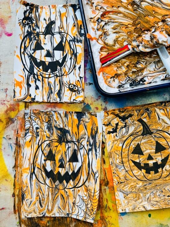 Halloween Shaving Cream Art - Spooky Sensory Halloween Craft
