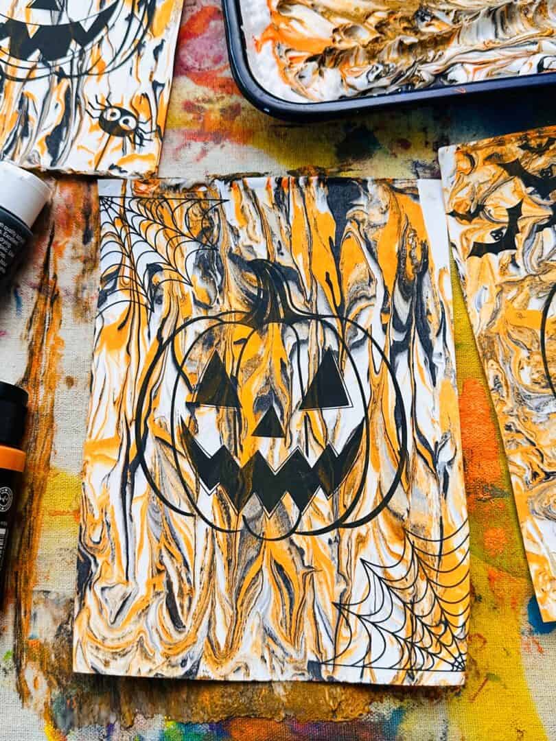 Halloween Shaving Cream Art - Spooky Sensory Halloween Craft