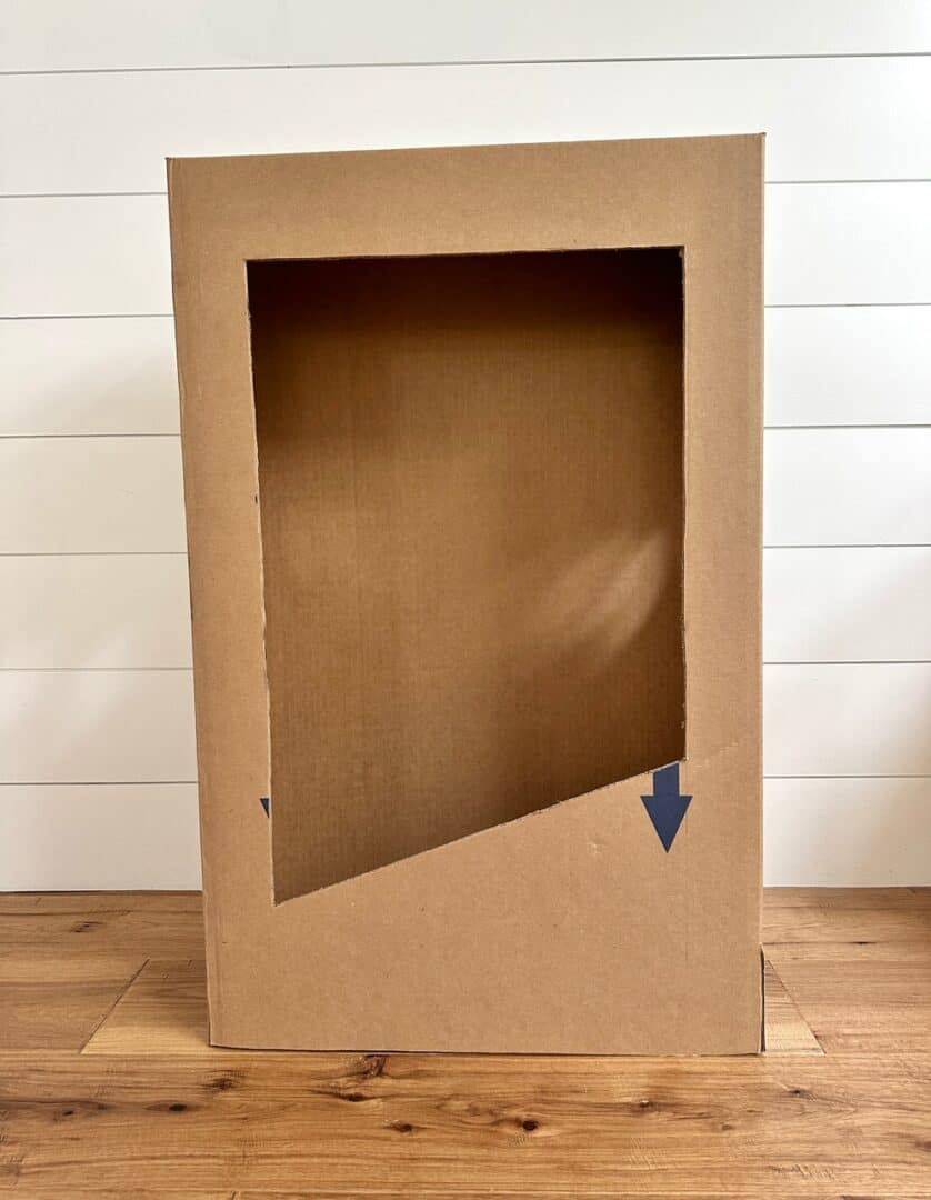 DIY Barbie Costume Using A Cardboard Box