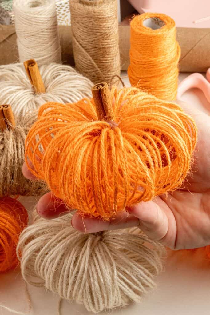 DIY Twine Pumpkins Make Simple And Beautiful Fall Decor