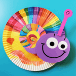Fun and Easy Rainbow Paper Plate Snail Craft