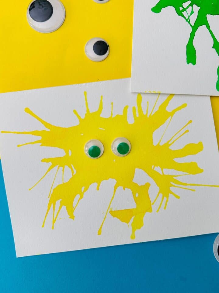 Colorful Watercolor Monsters: Fun Halloween Kids Art
