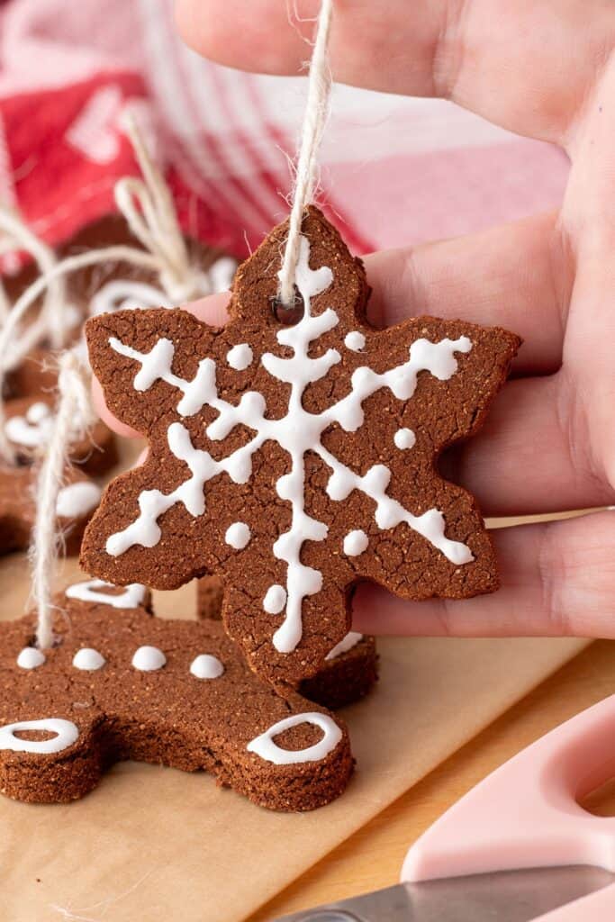 Easy and Festive DIY Gingerbread Dough Ornaments