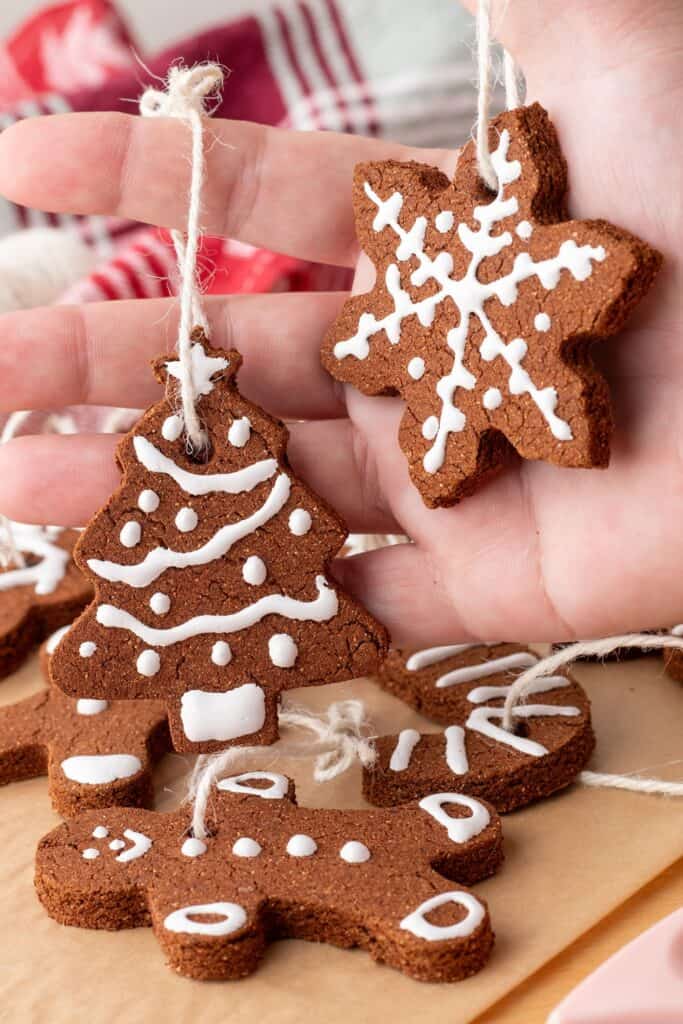 Easy and Festive DIY Gingerbread Dough Ornaments