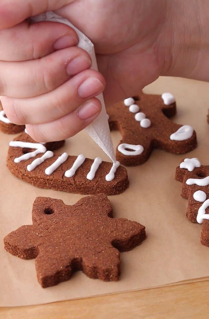 Easy and Festive DIY Gingerbread Dough Ornaments