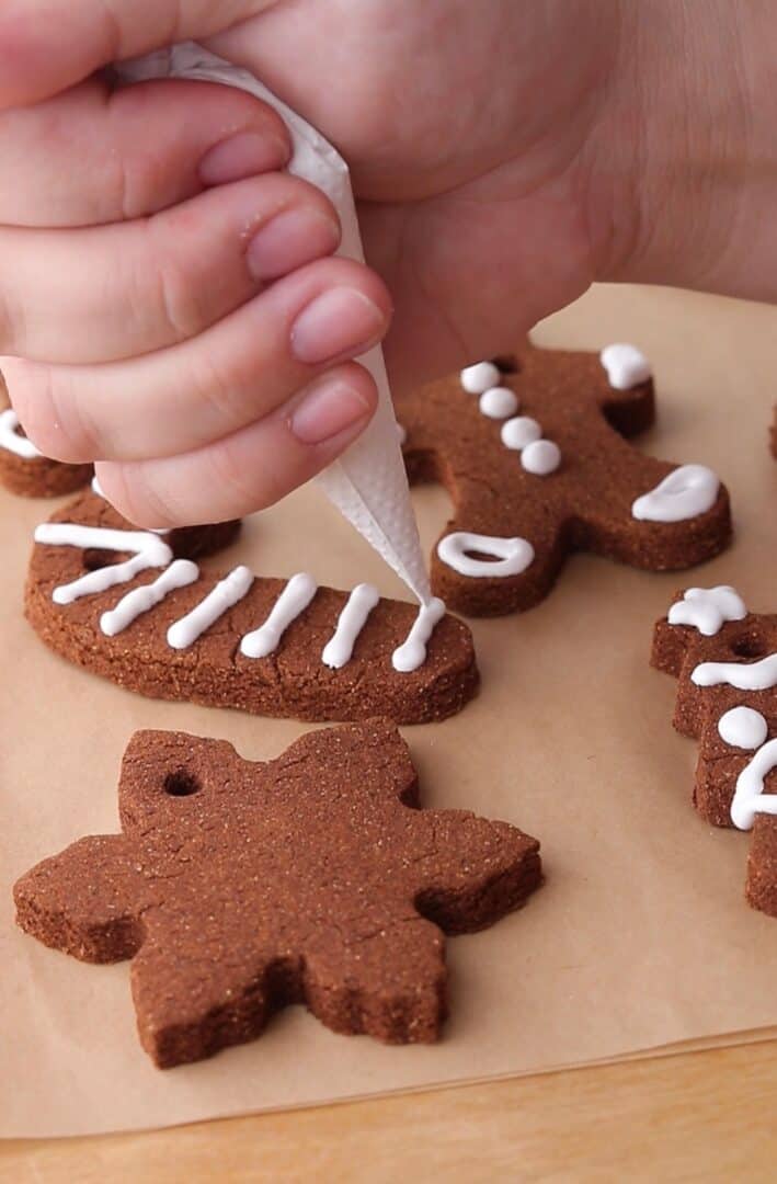 Easy and Festive DIY Gingerbread Dough Ornaments