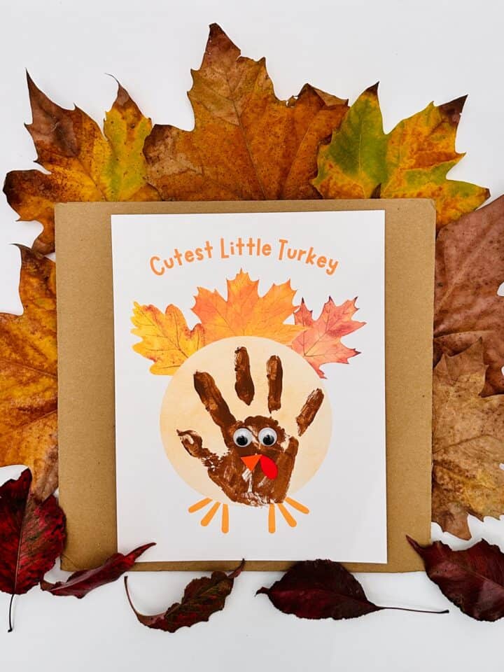 This Turkey Handprint Art Is A Cute Thanksgiving Craft For Kids