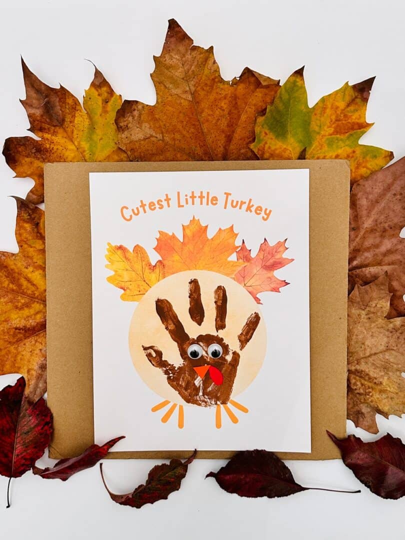 This Turkey Handprint Art Is A Cute Thanksgiving Craft For Kids