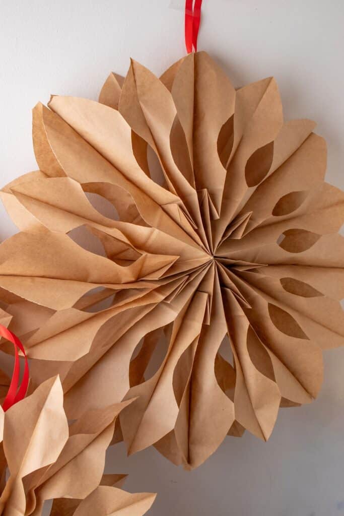 How to Make Paper Bag Snowflakes: A Beautiful DIY Winter Decor