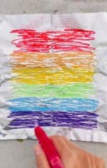 New Year Foil Marker Art for Kids - Printable Template