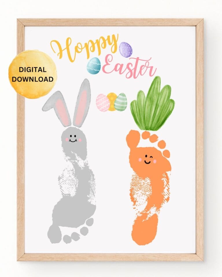 Easter Handprint Art - With Printable Templates